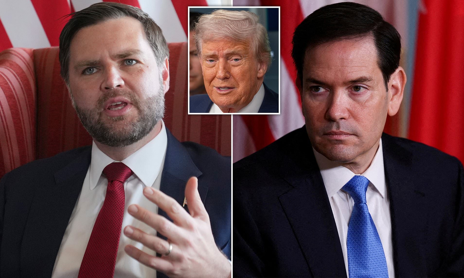 Trump privately teases 2028 rivalry between Vance and Rubio with cheeky ...