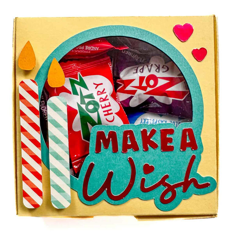 How to Make a Happy Birthday Gift Box with Cricut