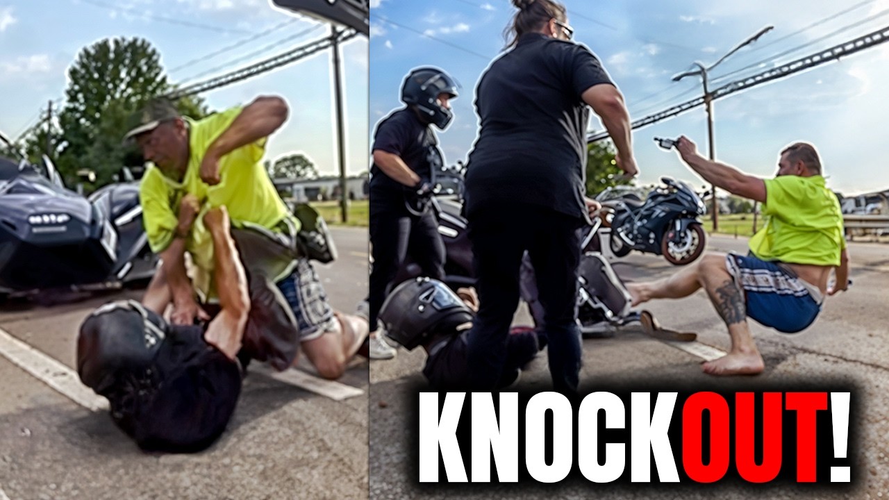 WHEN BIKERS FIGHT BACK - EPIC, CRAZY & INSANE MOTORCYCLE MOMENTS 2025 #155