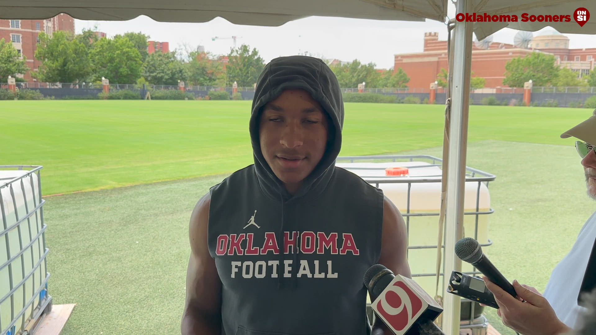 WATCH: Oklahoma DB Peyton Bowen Fall Camp Interview