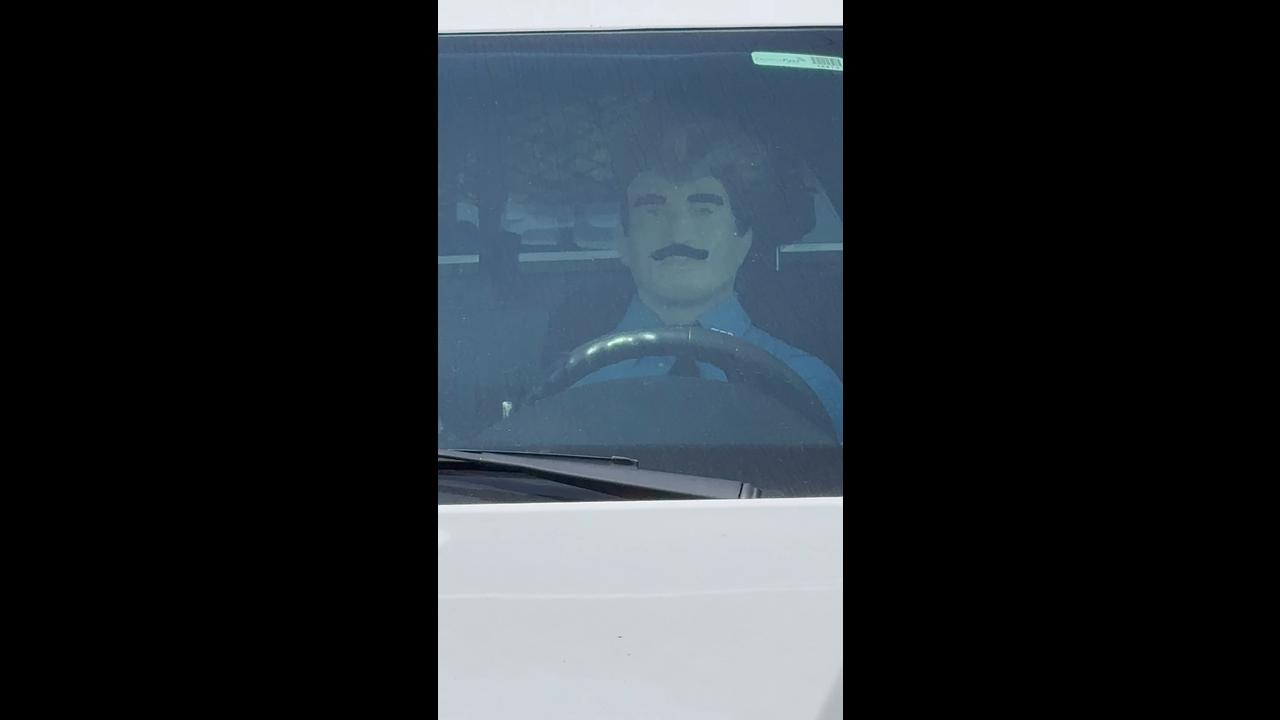 Police Mannequin on Speed Patrol