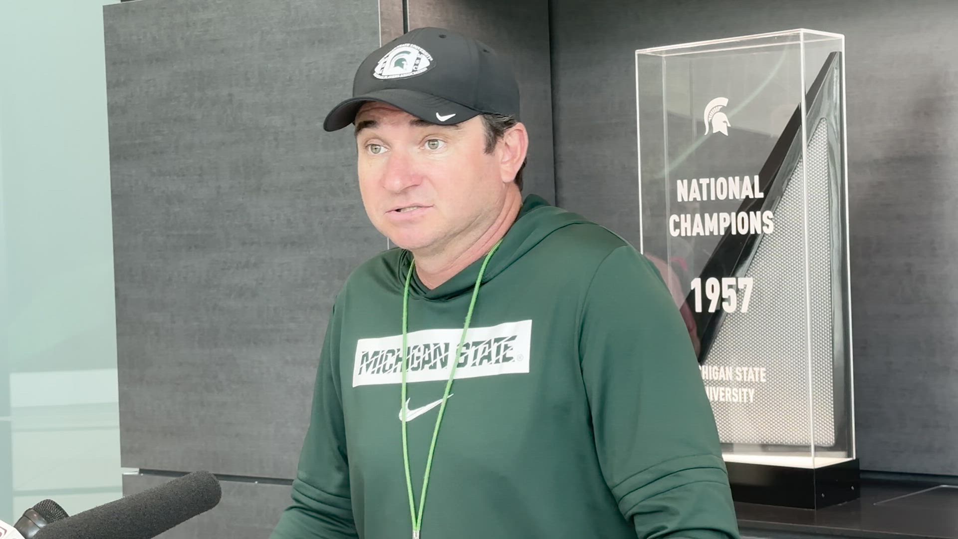 MSU's Jonathan Smith Talks First Scrimmage of Fall Camp