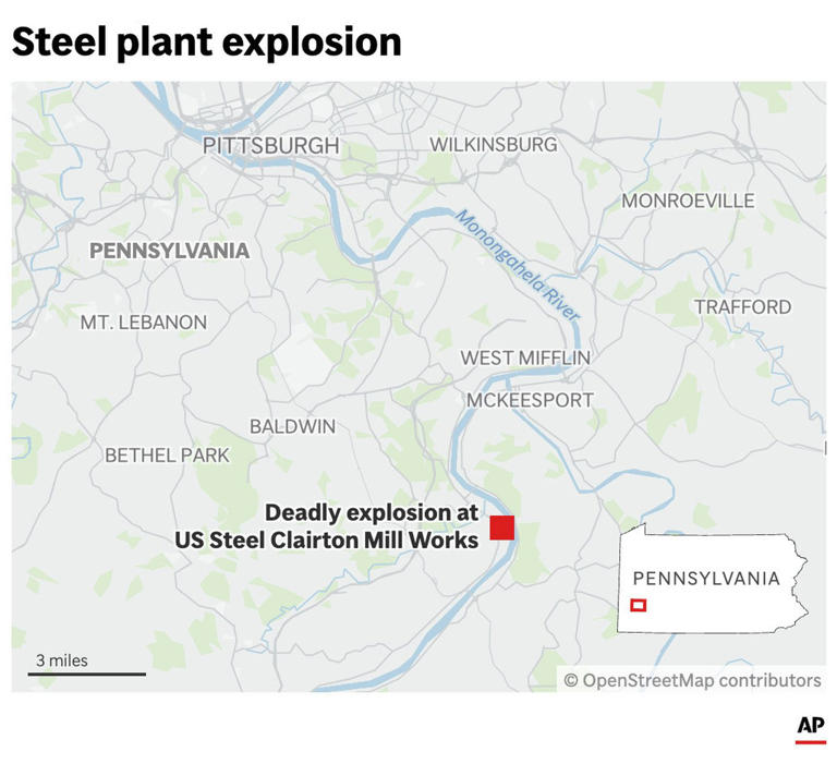 An explosion at a US Steel plant in Pennsylvania has killed 2. Here's ...
