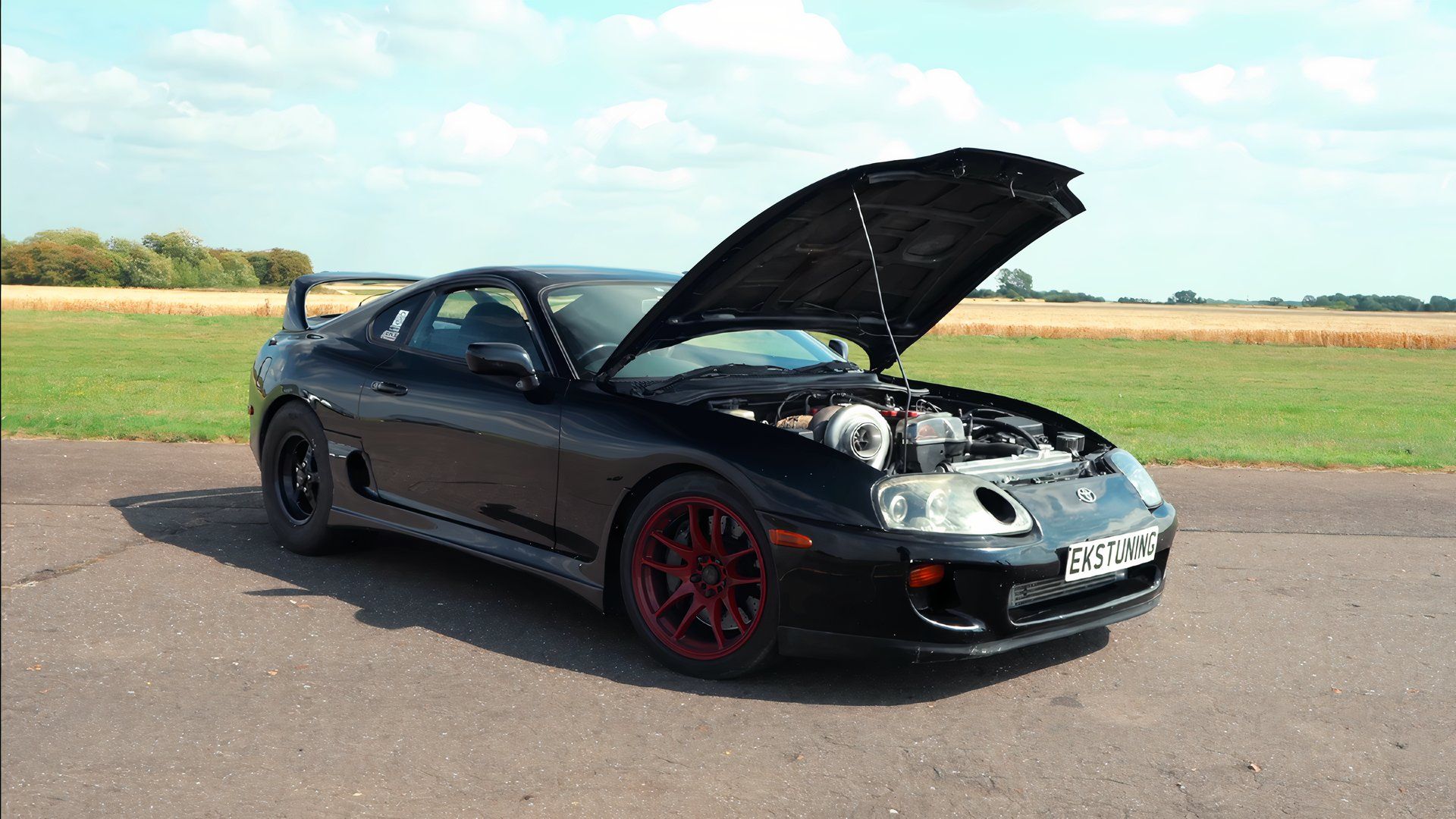 The Supra So Fast It Shredded Itself Before The Finish Line