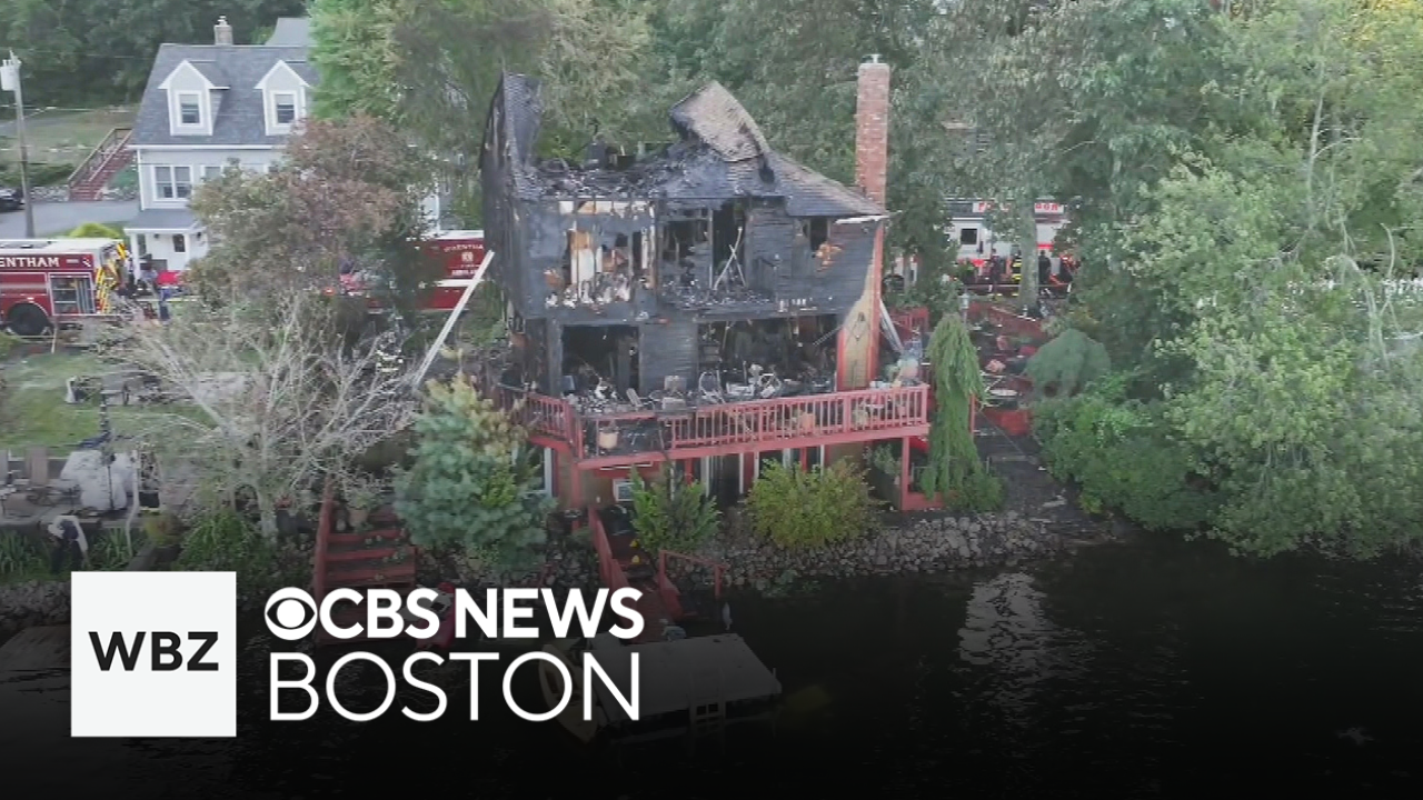 Woman jumps from second-floor balcony to escape Wrentham fire
