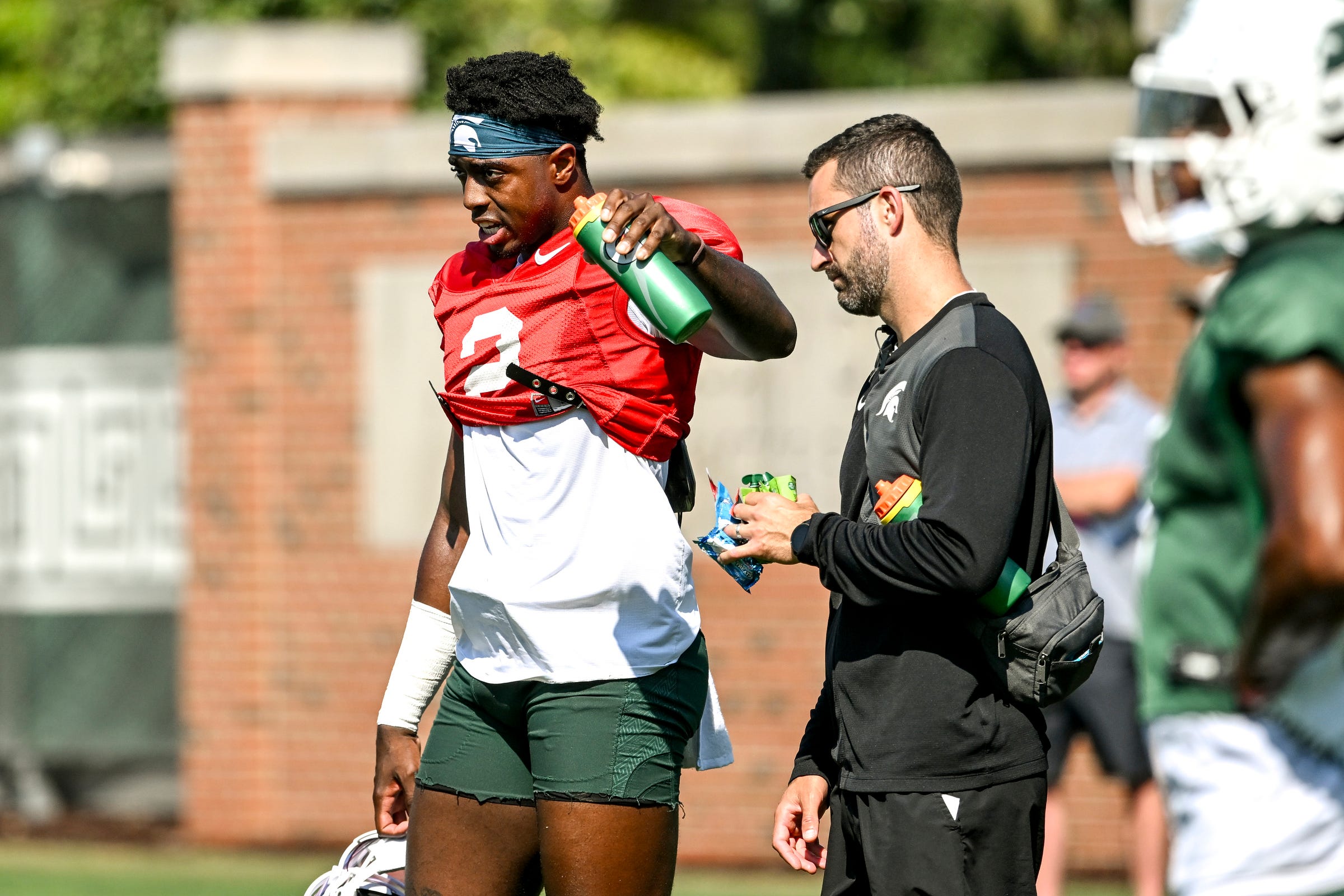 QB Aidan Chiles repeats as Michigan State football captain, along with ...