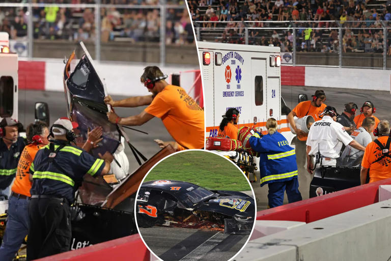 Stock car racing veteran dead in crash after mid-race medical emergency