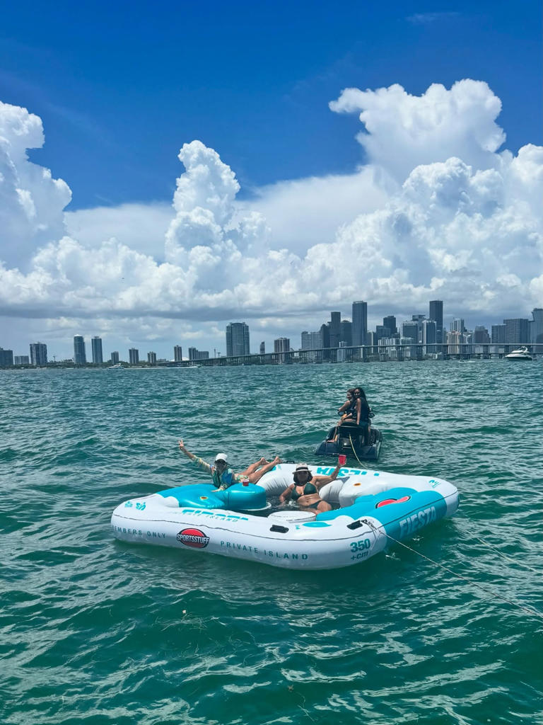 Jessica Alba is all business in blue as she basks in a post-vacation glow