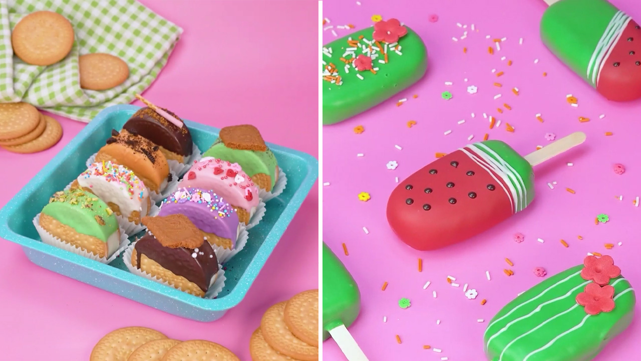 Colorful Biscuit Treats and Creative Chocolate Pops – Dessert Videos