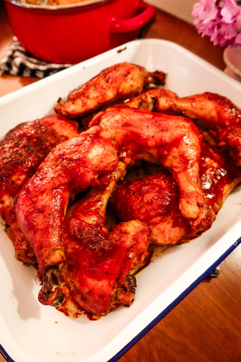 Oven-Baked BBQ Chicken Leg Quarters (No Grill Needed!)