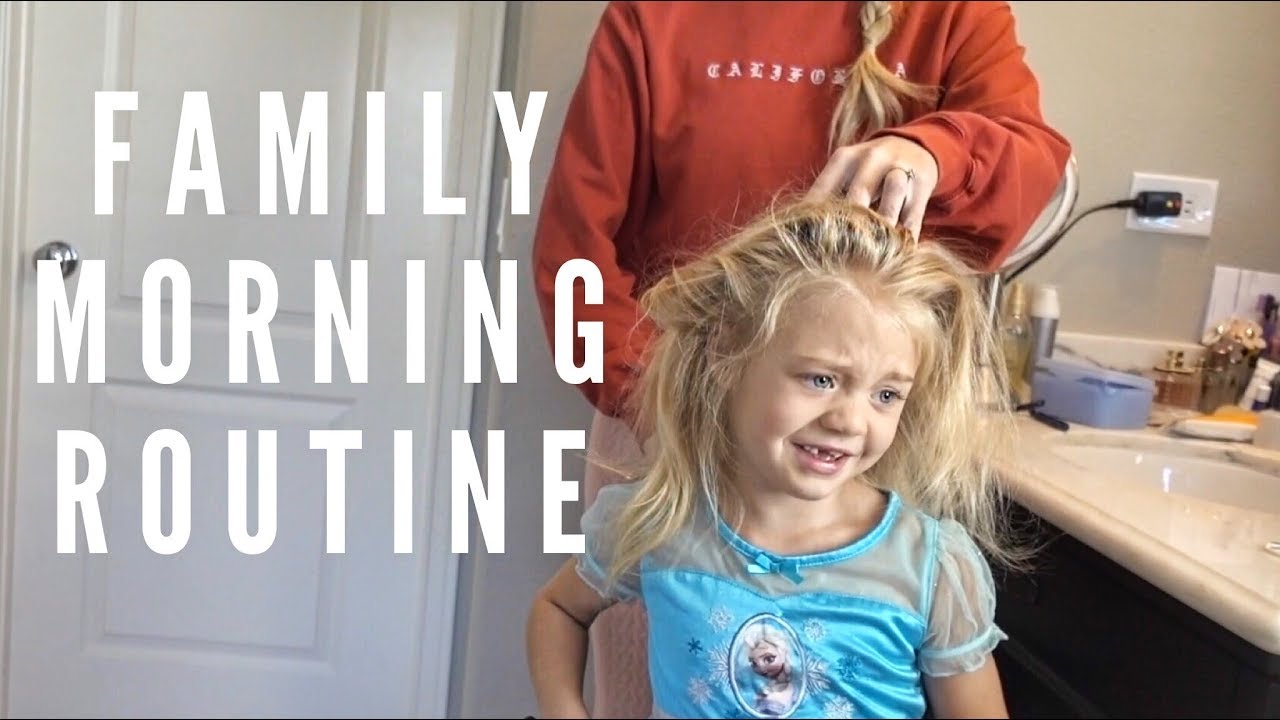 Family Shares Morning Routine With the Kids