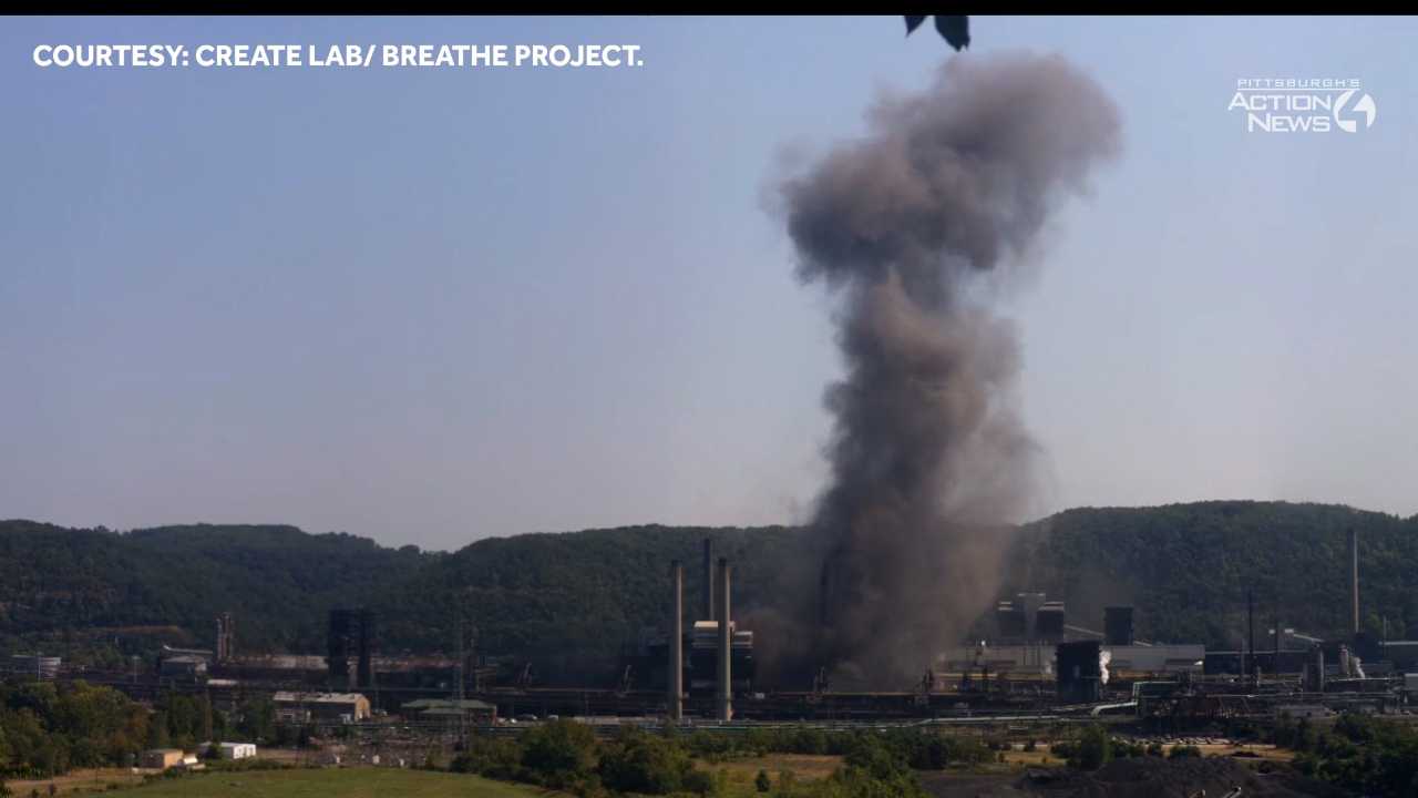 Explosion at US Steel plant captured on timelapse video