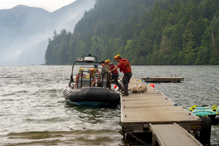Hundreds can go home as Vancouver Island fire 'held,' 37 properties ...