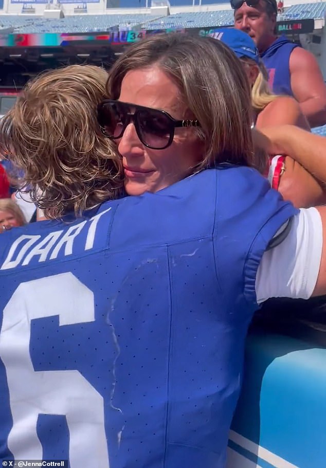 NFL rookie Jaxson Dart's emotional family moment caught on camera after ...