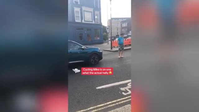 Police investigate as traffic vigilante CyclingMikey flings bike in ...