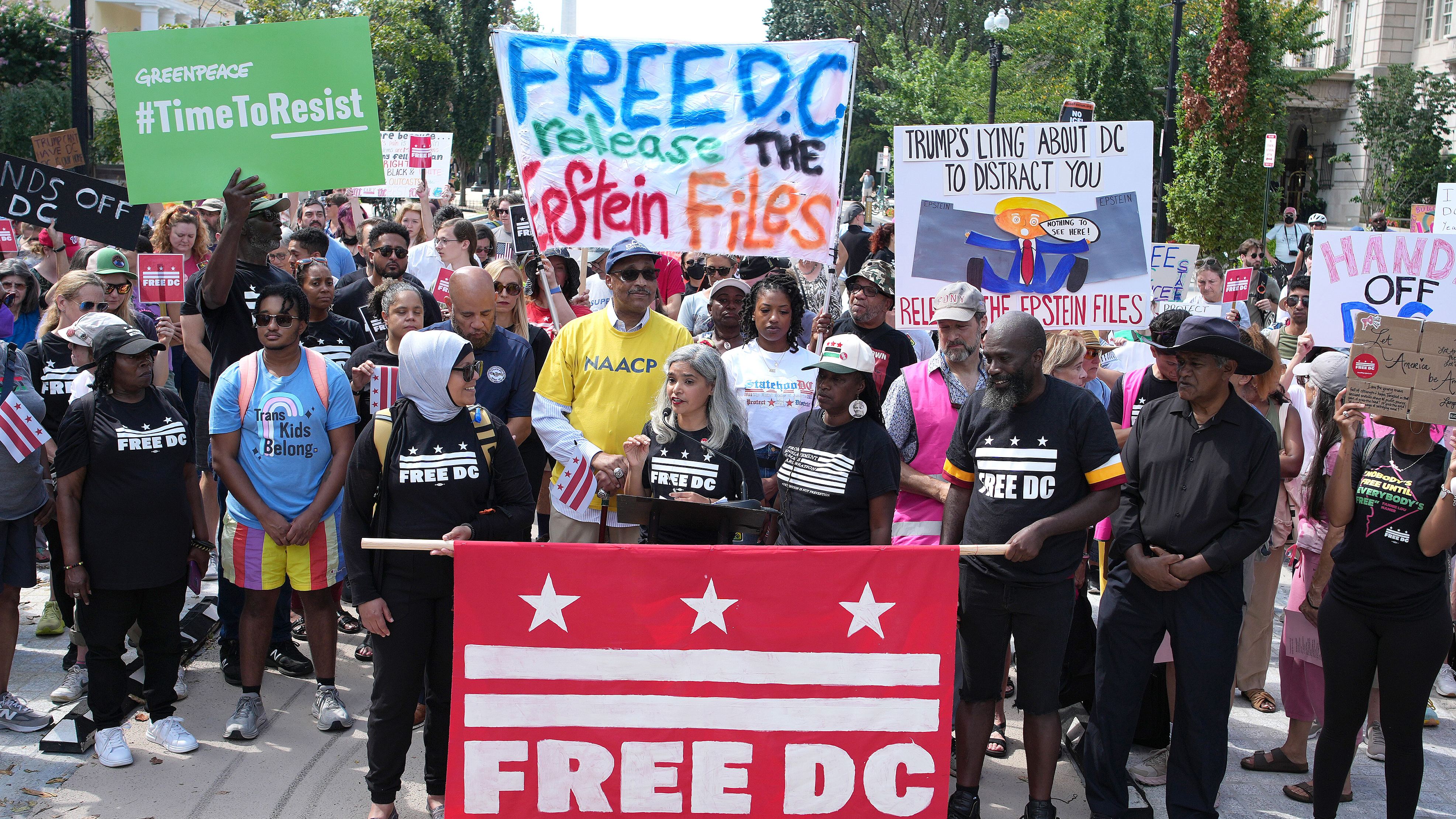 ‘This is not about crime': DC reacts to Trump's takeover of police