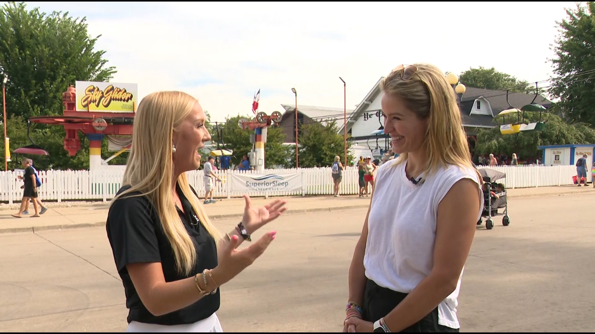 1-ON-1 INTERVIEW: 'The View' co-host Sara Haines attends 2025 Iowa ...