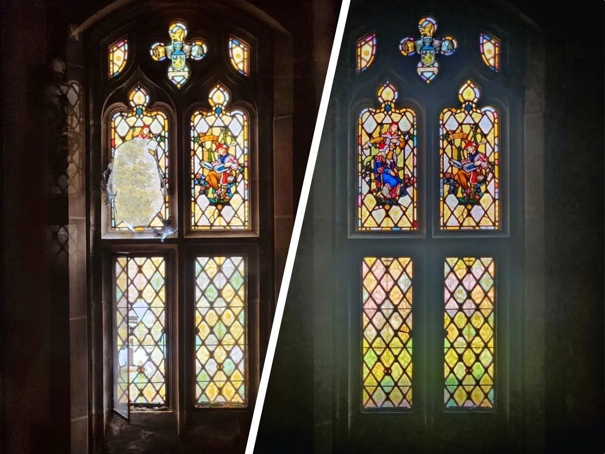Meadow Brook Hall Restores Historic Windows After Vandalism