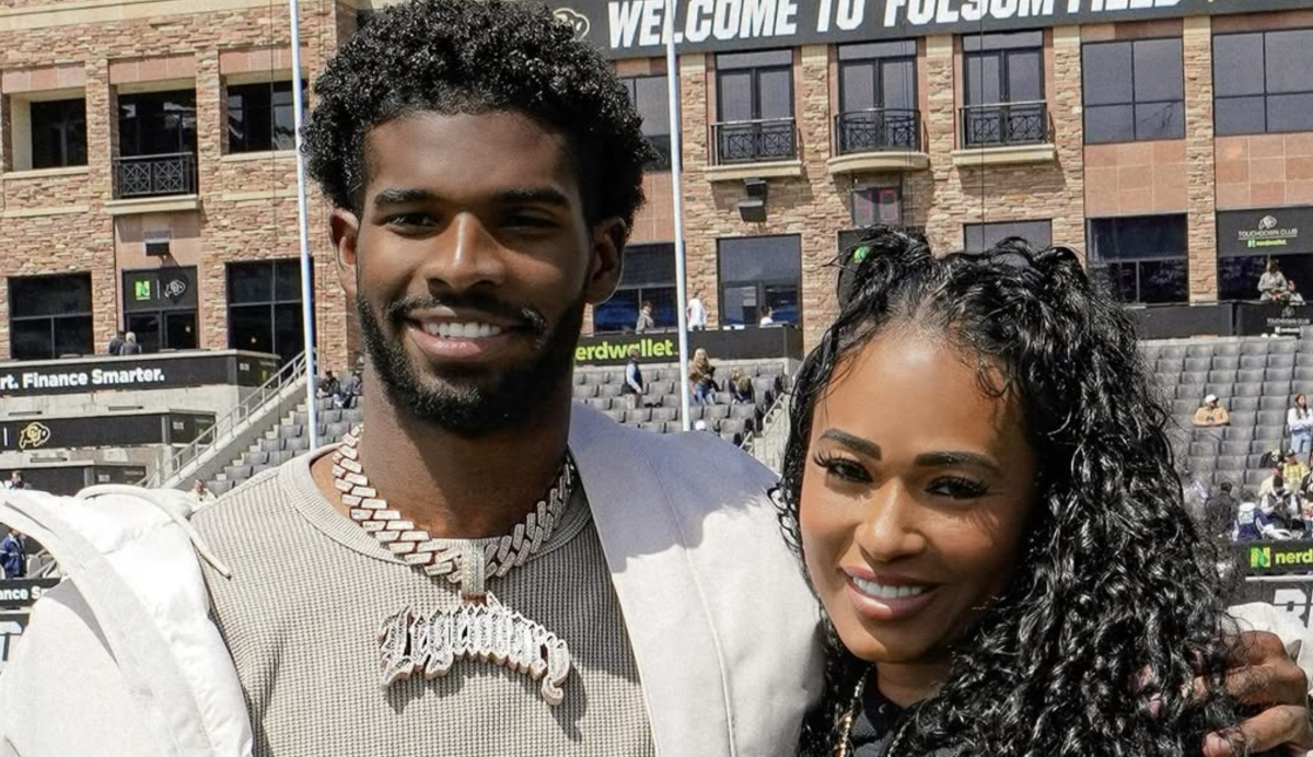 Shedeur Sanders' mom steals spotlight with scorching outfit at son's ...