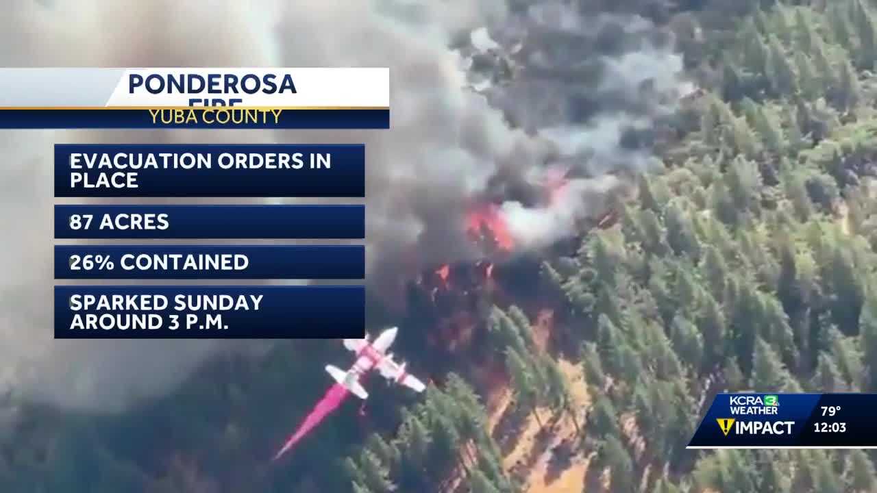 Ponderosa Fire: Yuba County fire that forced evacuations caused by ...