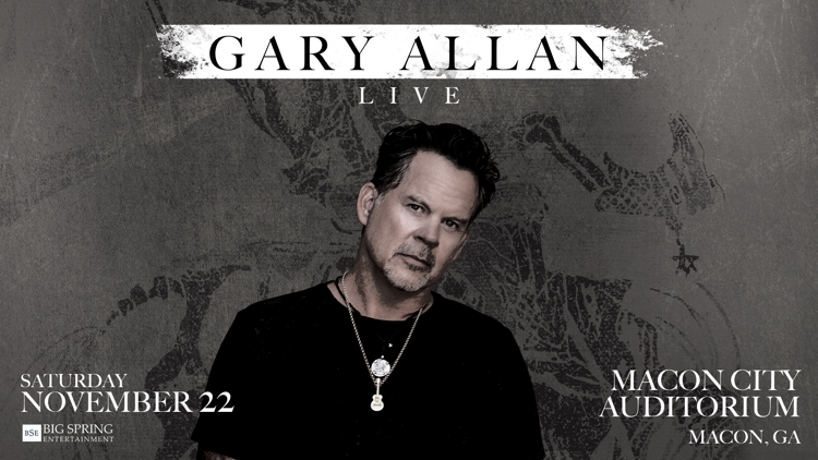 Country music star Gary Allan to perform at Macon City Auditorium in ...