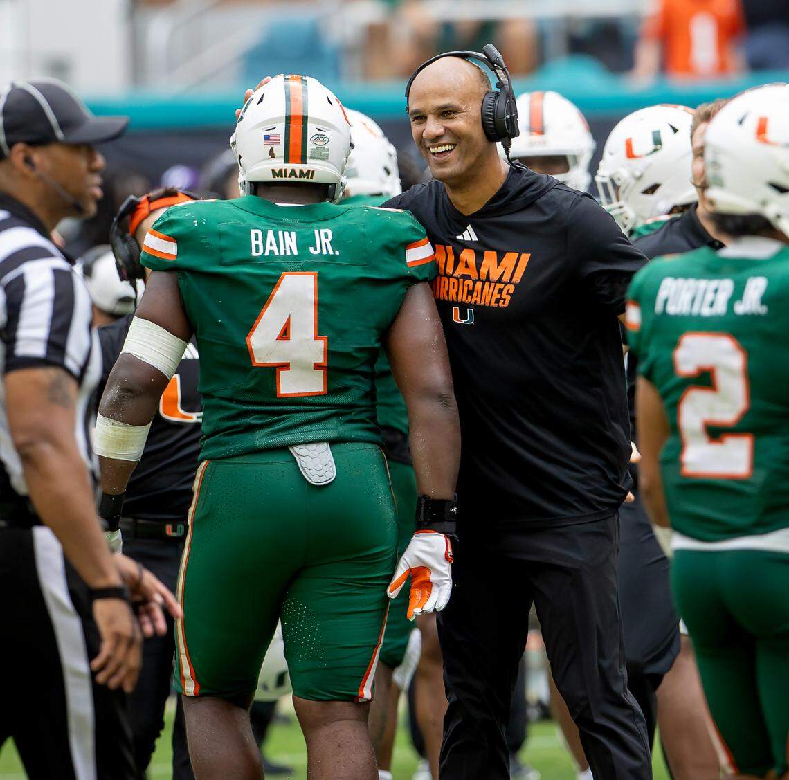 Jason Taylor sizes up UM line, discusses young players and next step ...