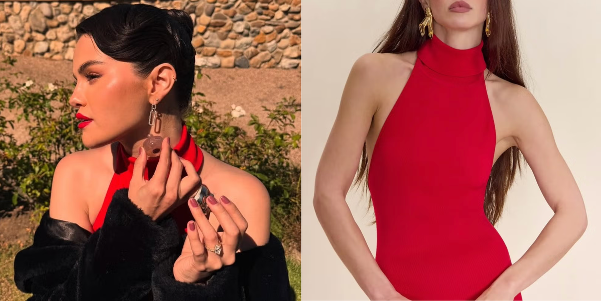I Found the Exact Red Dress Selena Gomez Wore to Lil Dicky’s Wedding