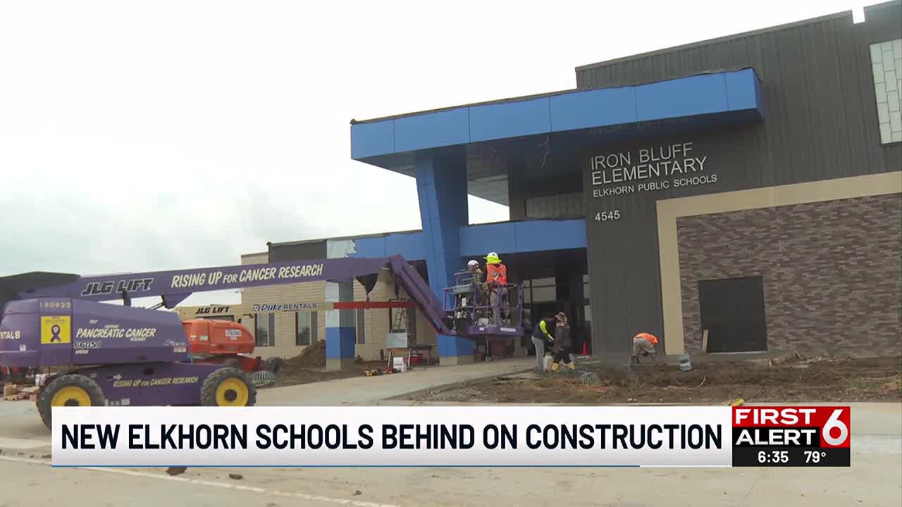 Two Elkhorn Elementary Schools holding students amid unfinished construction