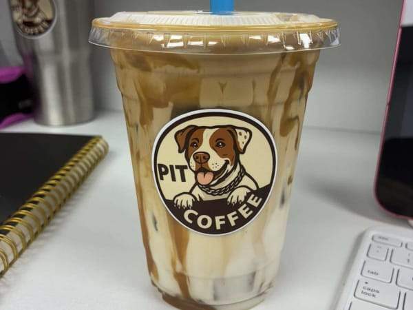 Pit Coffee is a dog-loving coffee shop inside Fort Worth gas station