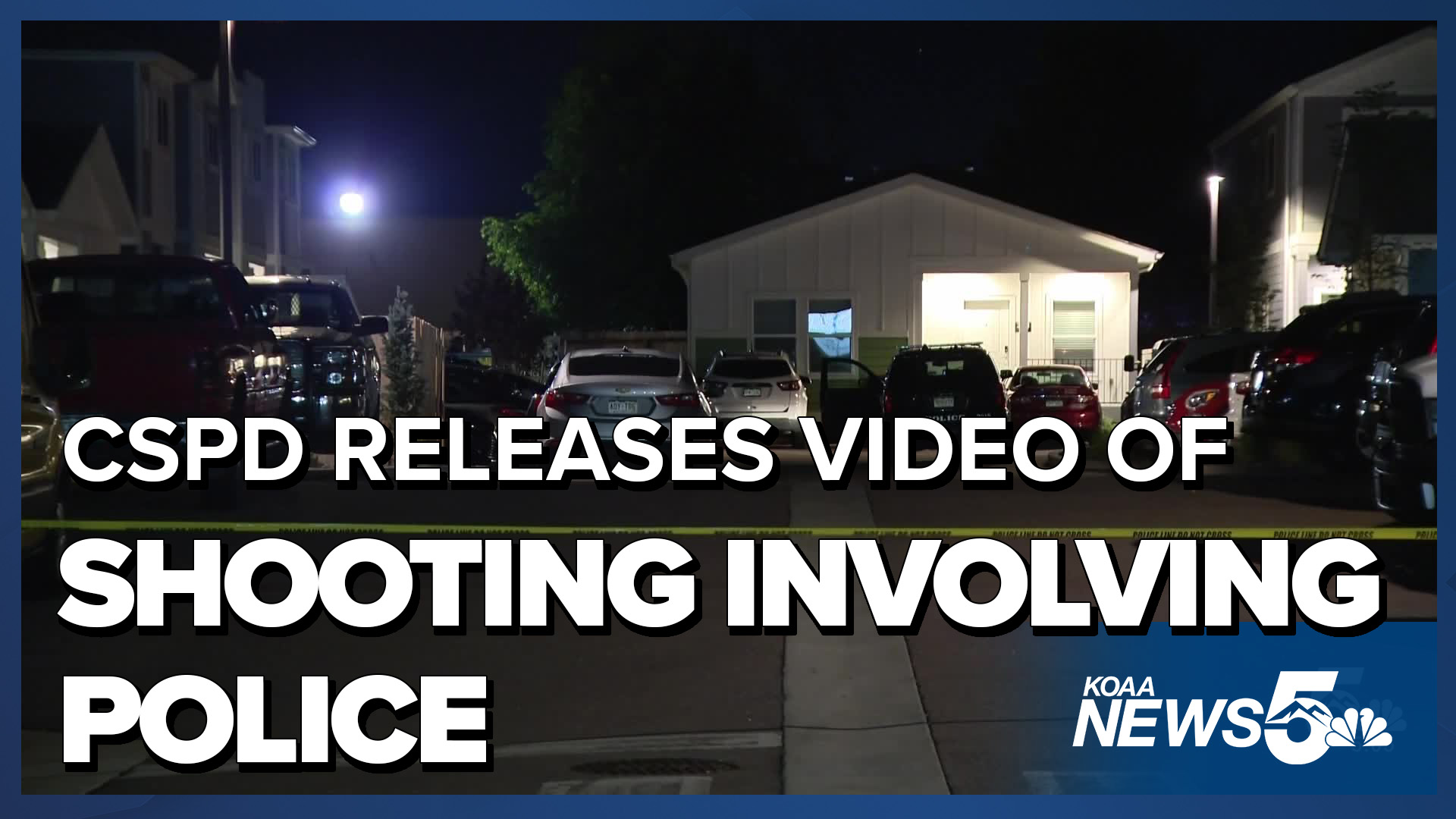 CSPD releases video from shooting involving police last month
