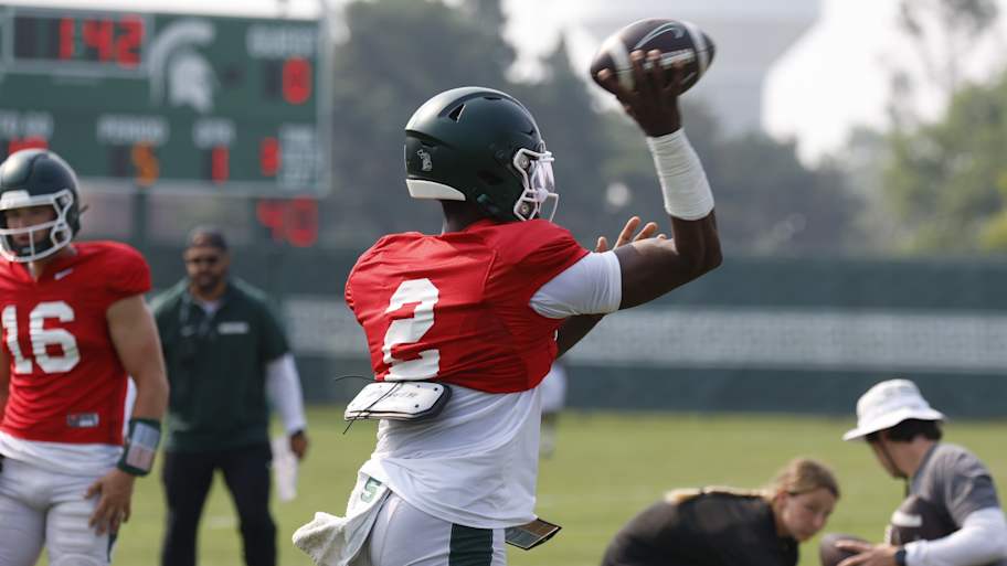 How MSU QB Aidan Chiles Benefits Defensive Line
