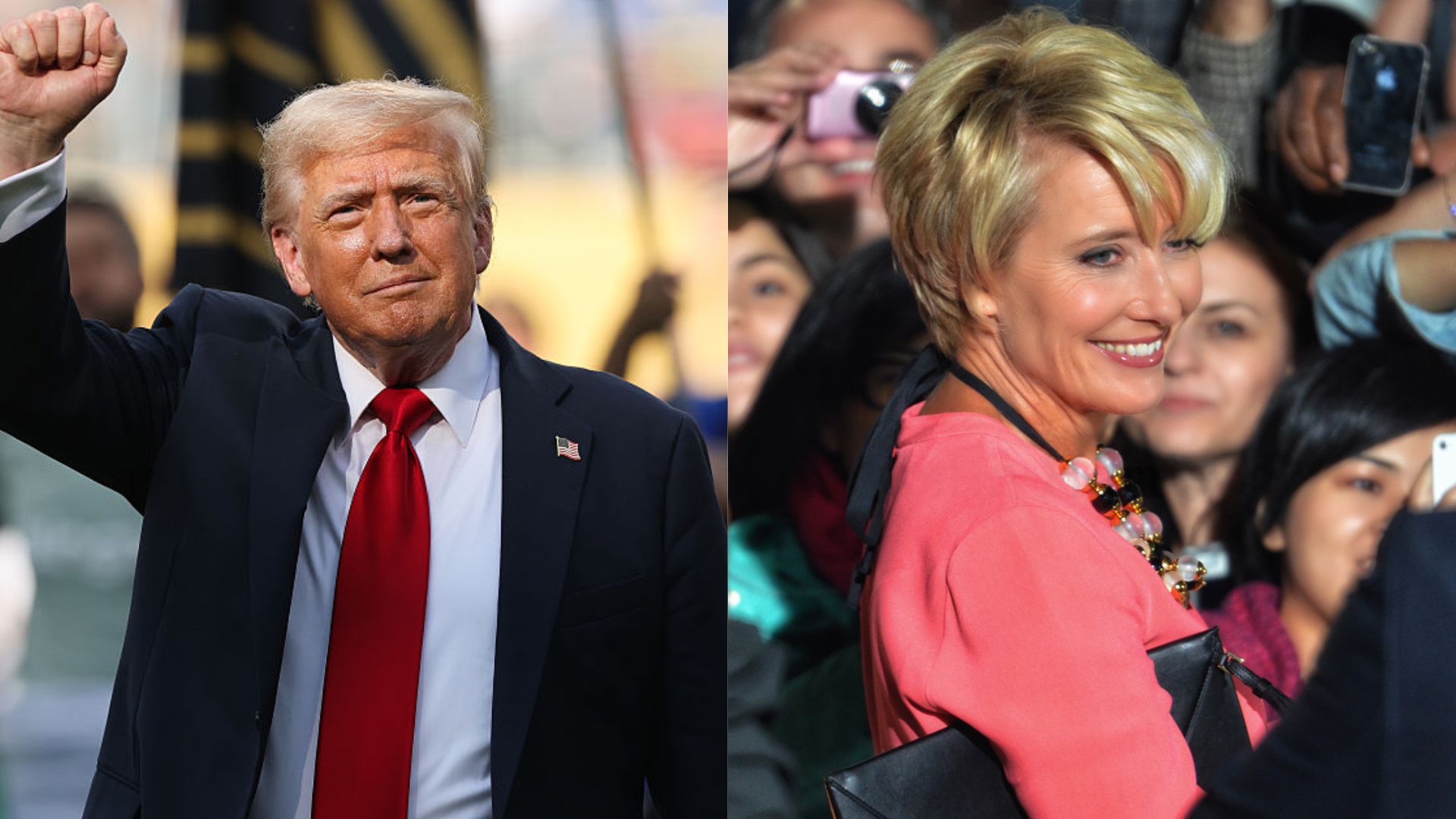 Emma Thompson Accuses Donald Trump of Stalking After Unnerving Phone ...
