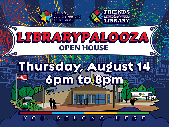 Party for booklovers: Bismarck veterans library announces Librarypalooza