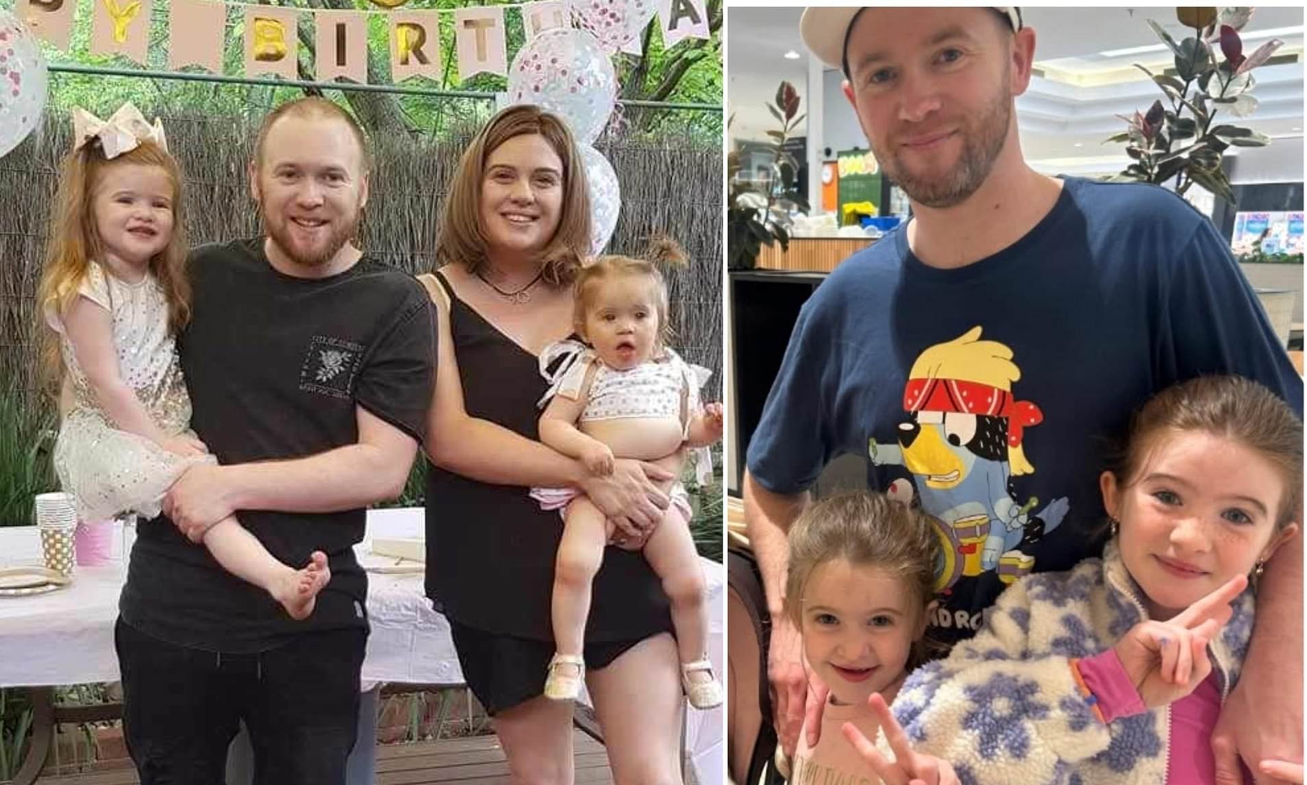 Aussie dad suddenly dies while caring for his two daughters