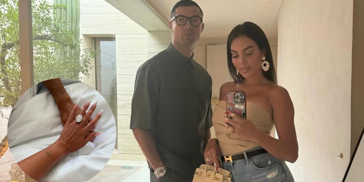 Cristiano Ronaldo y Georgina Rodríguez sellan su compromiso con un ...