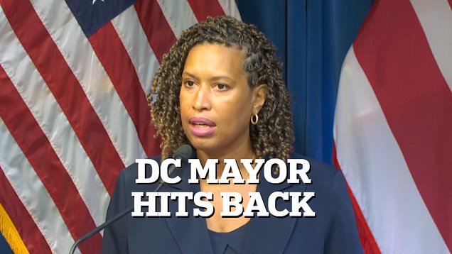 Mayor Bowser hits back at Trump over DC crime rate and National Guard