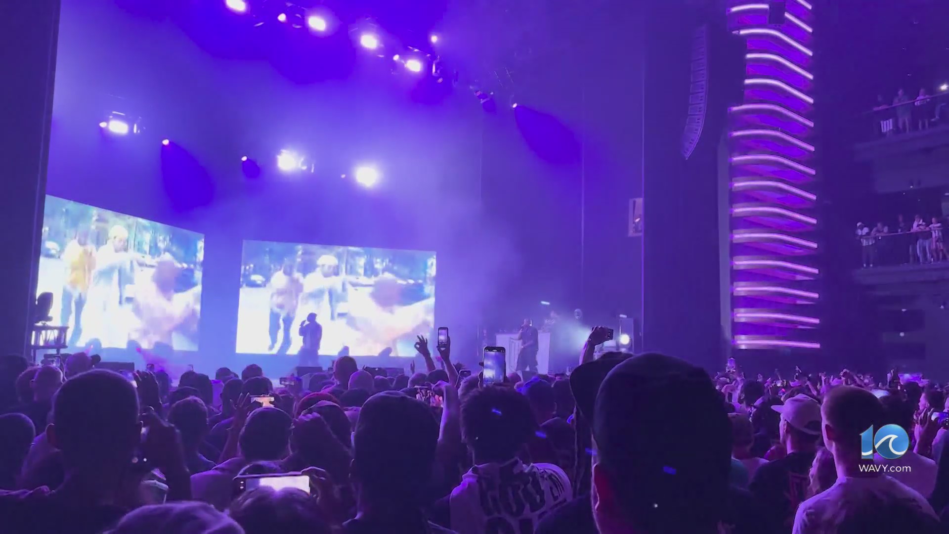 Music between sets at VB Dome's Clipse show questioned