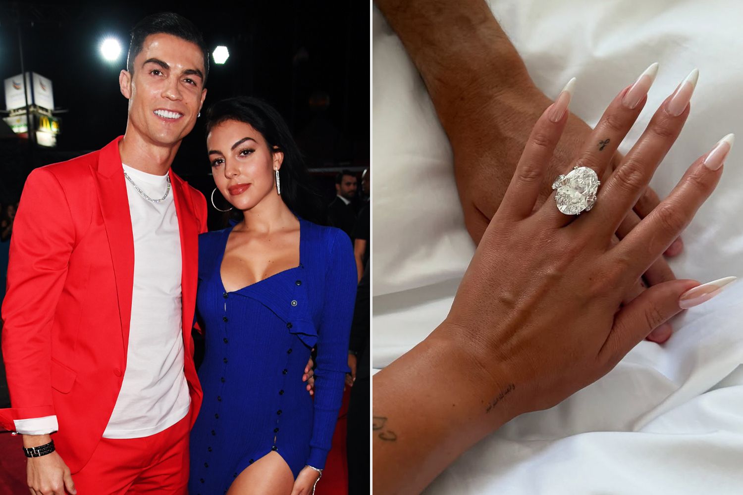Georgina Rodriguez's Colossal Engagement Ring from Cristiano Ronaldo ...