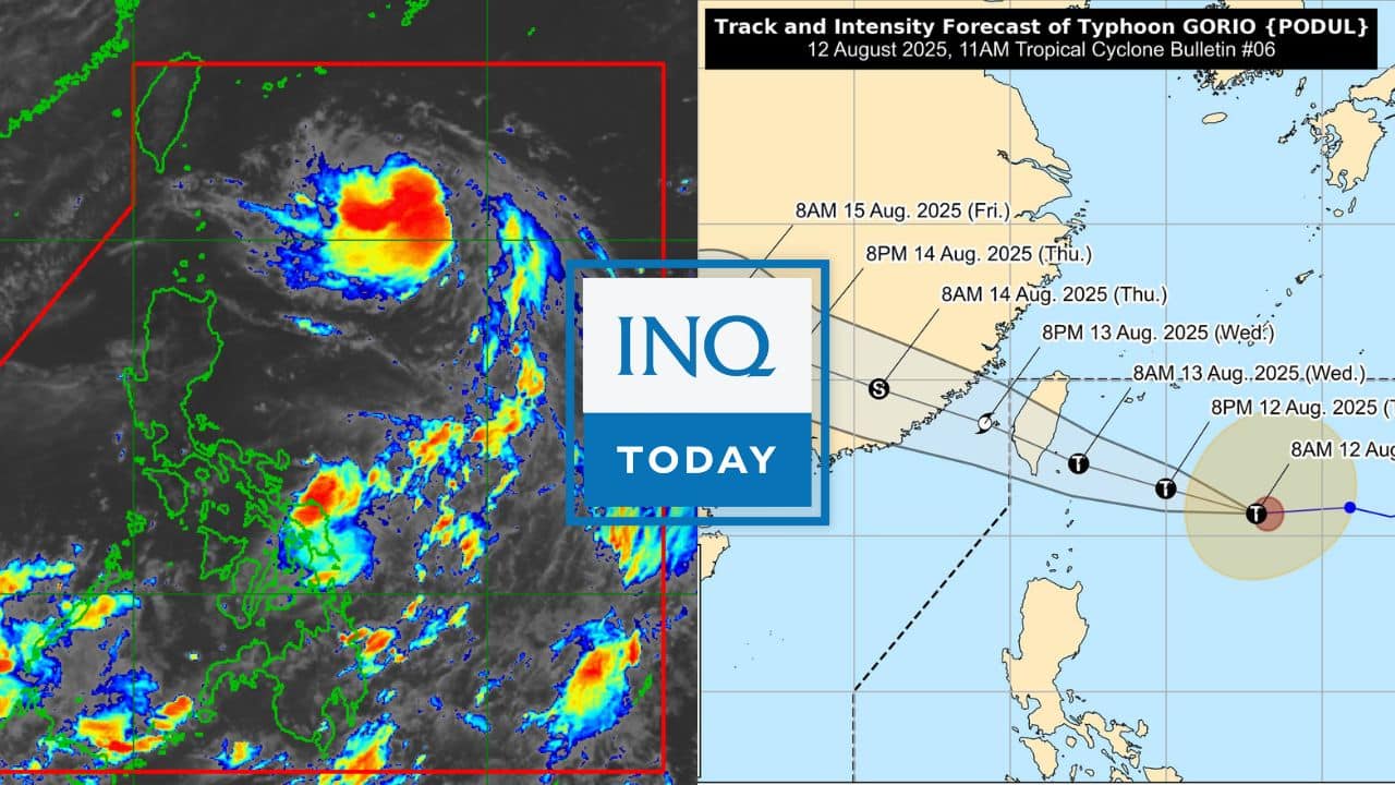 INQToday: Signal no. 1 up over Batanes due to Typhoon Gorio