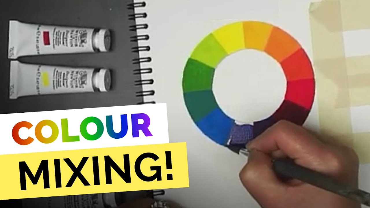 Paint a Perfect Colour Wheel Step by Step