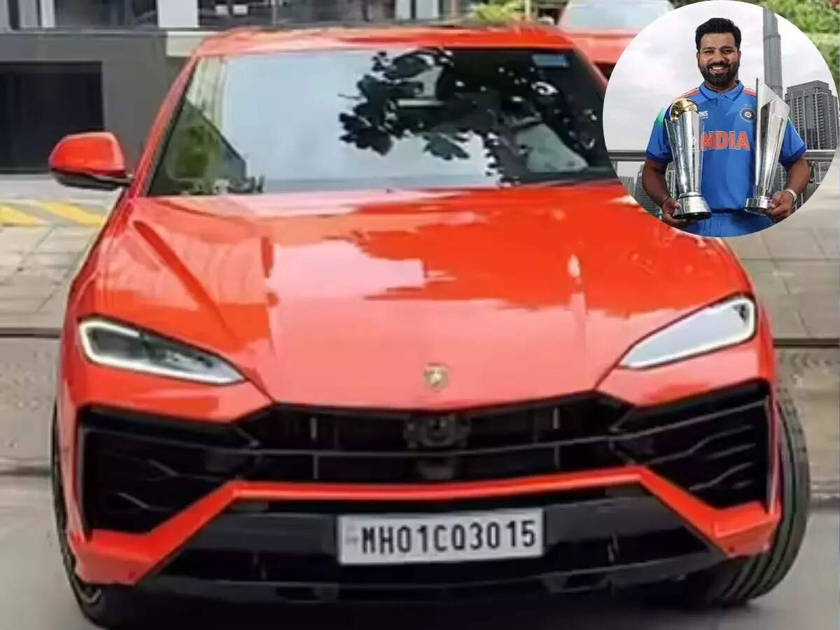 Rohit Sharma’s fifth luxury car is a Lamborghini Urus SE with a unique ...