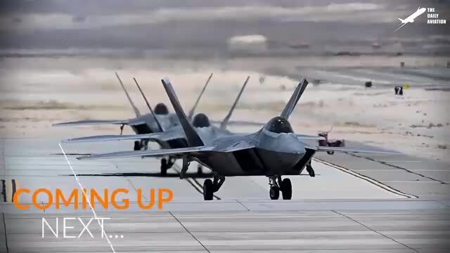 F-22s in the US initiate engines sequentially for large-scale takeoff
