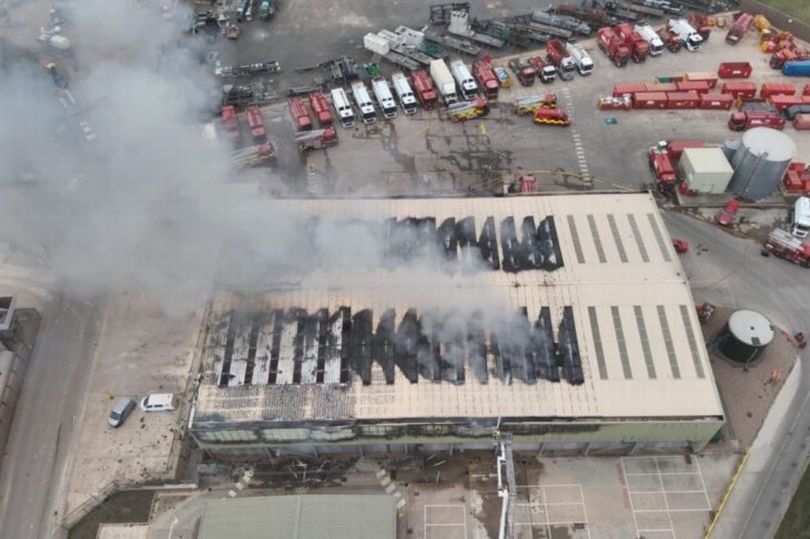 60 firefighters tackle huge building fire on outskirts of Coventry