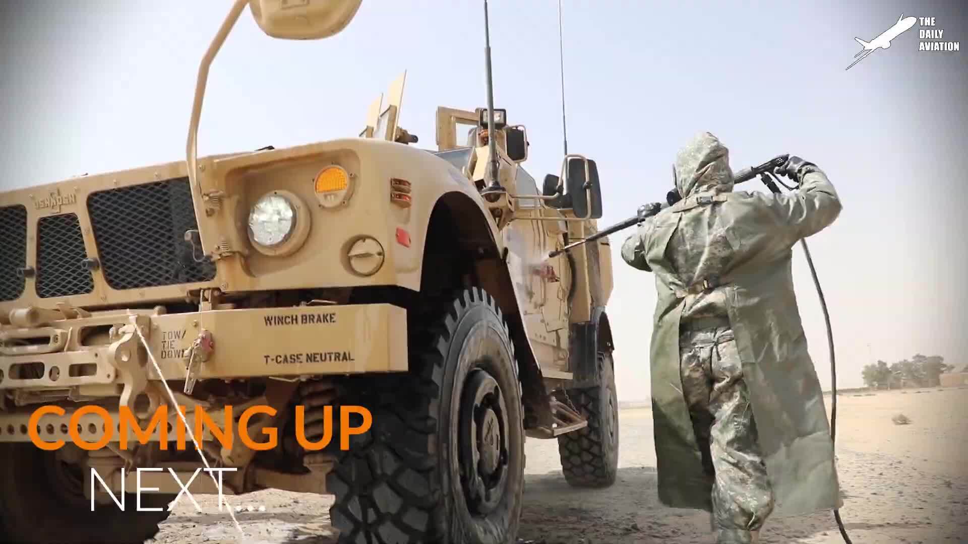 The Extreme Process of Decontaminating Massive US Armored Vehicles