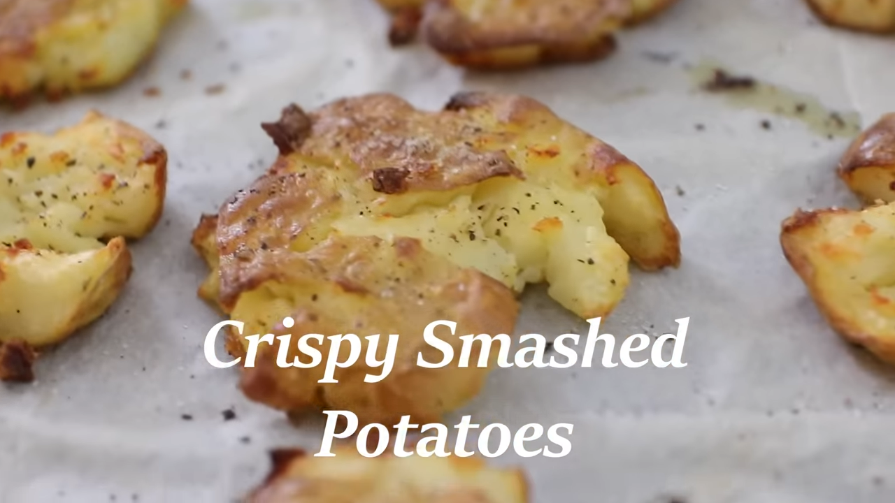 Crispy Smashed Potatoes Recipe