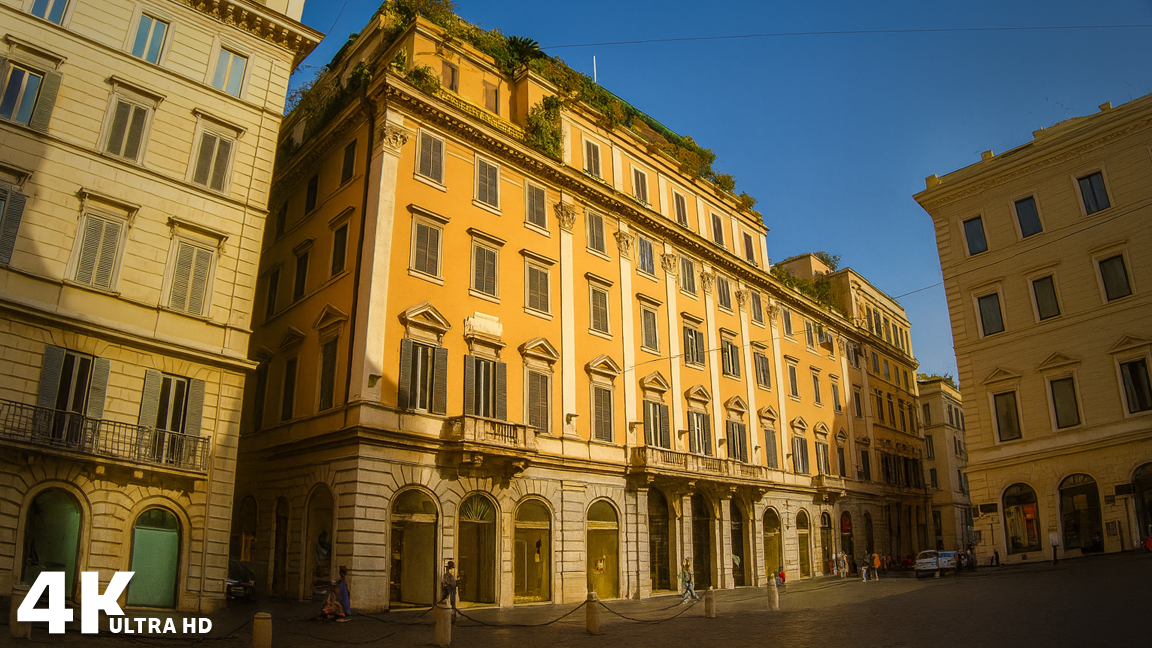 Via del Corso – Menyusuri Jalan Ikonik di Roma Italia (4K)