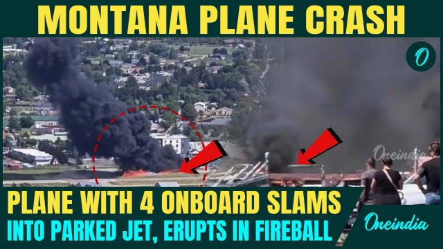 US Montana Plane Crash Breaking: Plane With 4 Onboard Crashes Into ...