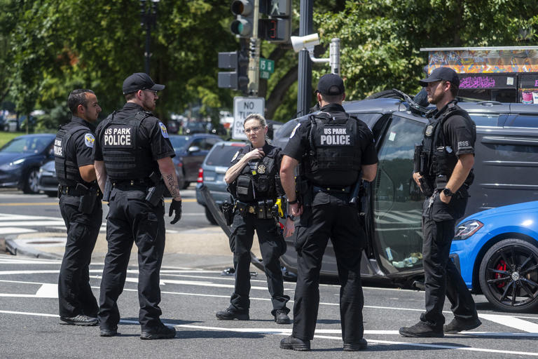 Photos: Scenes from Trump's takeover of D.C.