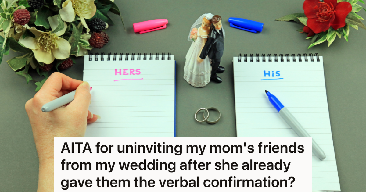 Man Plans A Small Wedding In Japan, But His Mother Wants Him To Invite ...