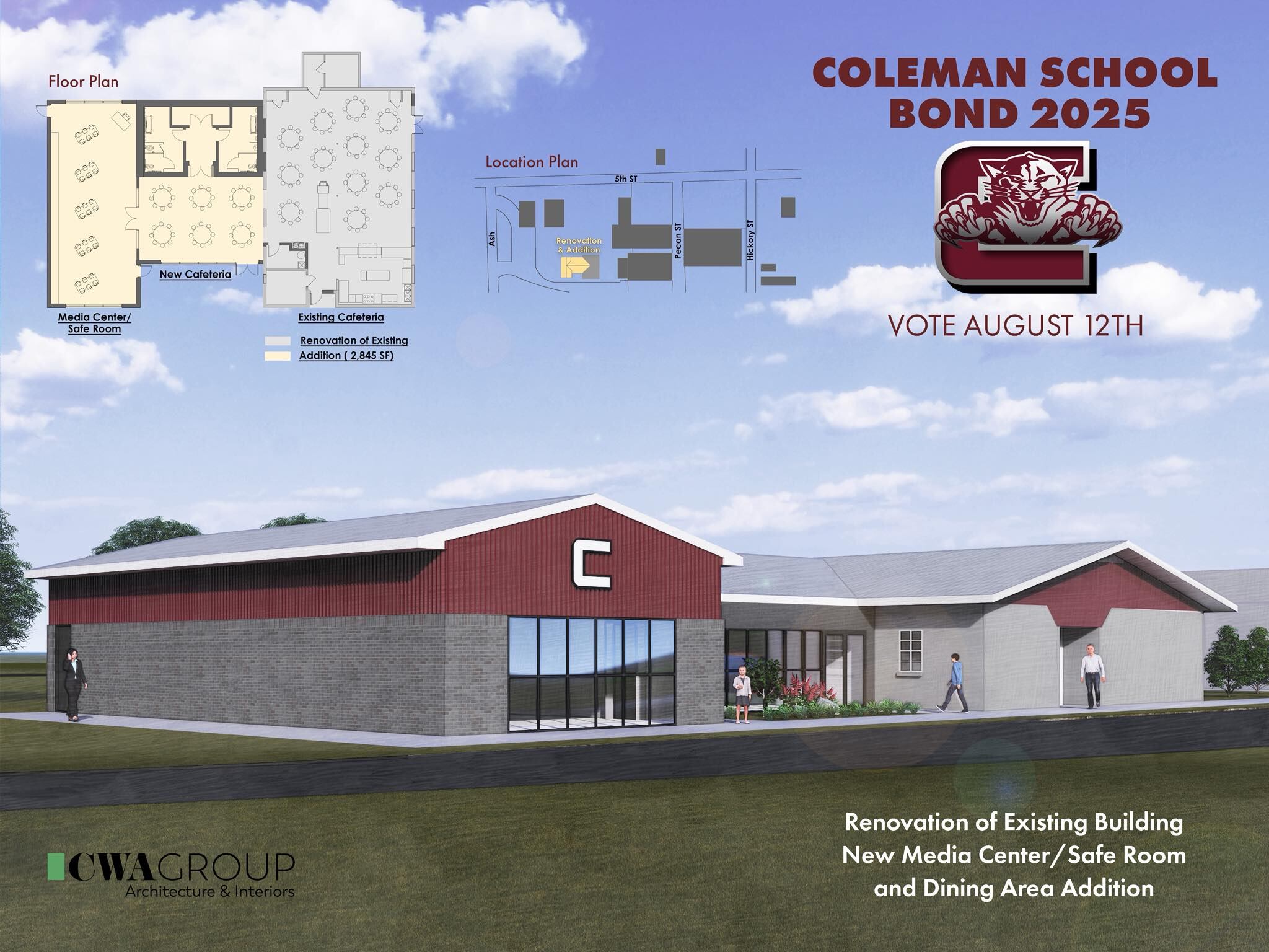 Coleman Public Schools bond fails